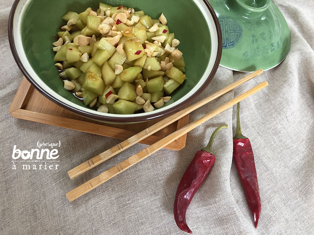 Salade de concombre à tendance asiatique | (presque) bonne à marier
