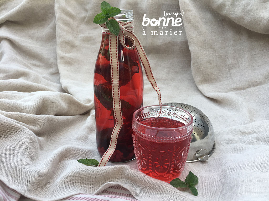 Eau fruitée aux fruits rouges et à la menthe {detox water} | (presque ...